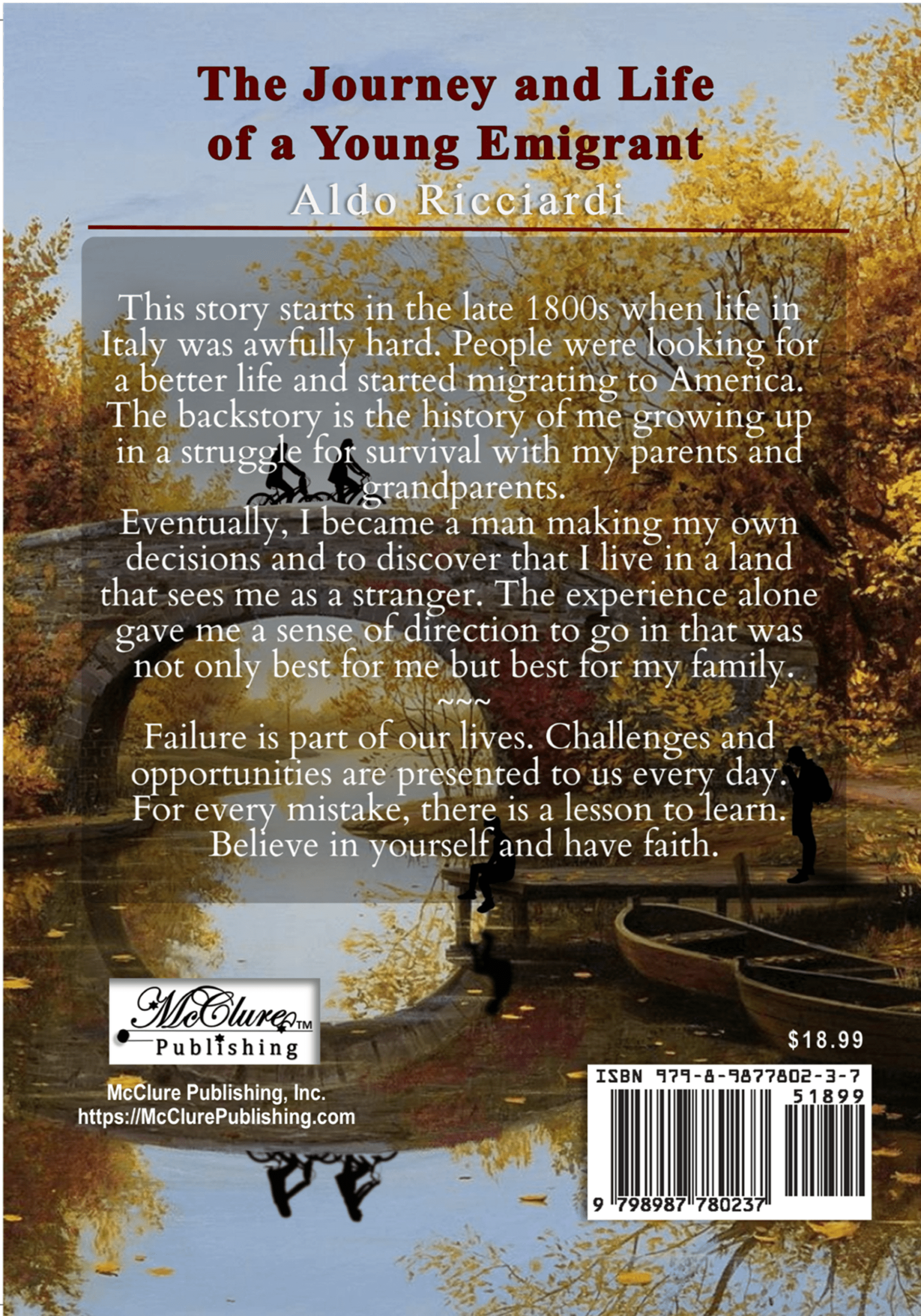 The Journey and Life of a Young Emigrant - McClure Publishing, Inc.